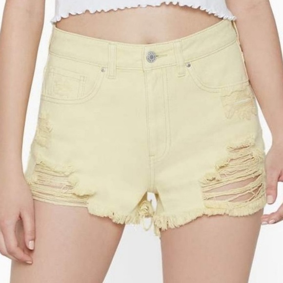 PacSun | Shorts | Pac Sun Pastel Ripped Jean Shorts Mom 25 Womens ...